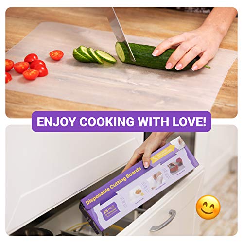 Disposable Plastic Cutting Board Sheets for BBQ & Camping β Large Flexible Chopping Boards β Cutting Mats for Kitchen and Outdoor 32'