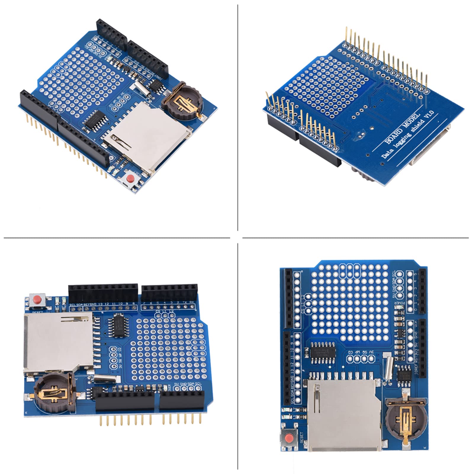 Fafeicy Data Logging Module, Module Logging Shield Data Recorder Data Logger for Arduino w/SD Card