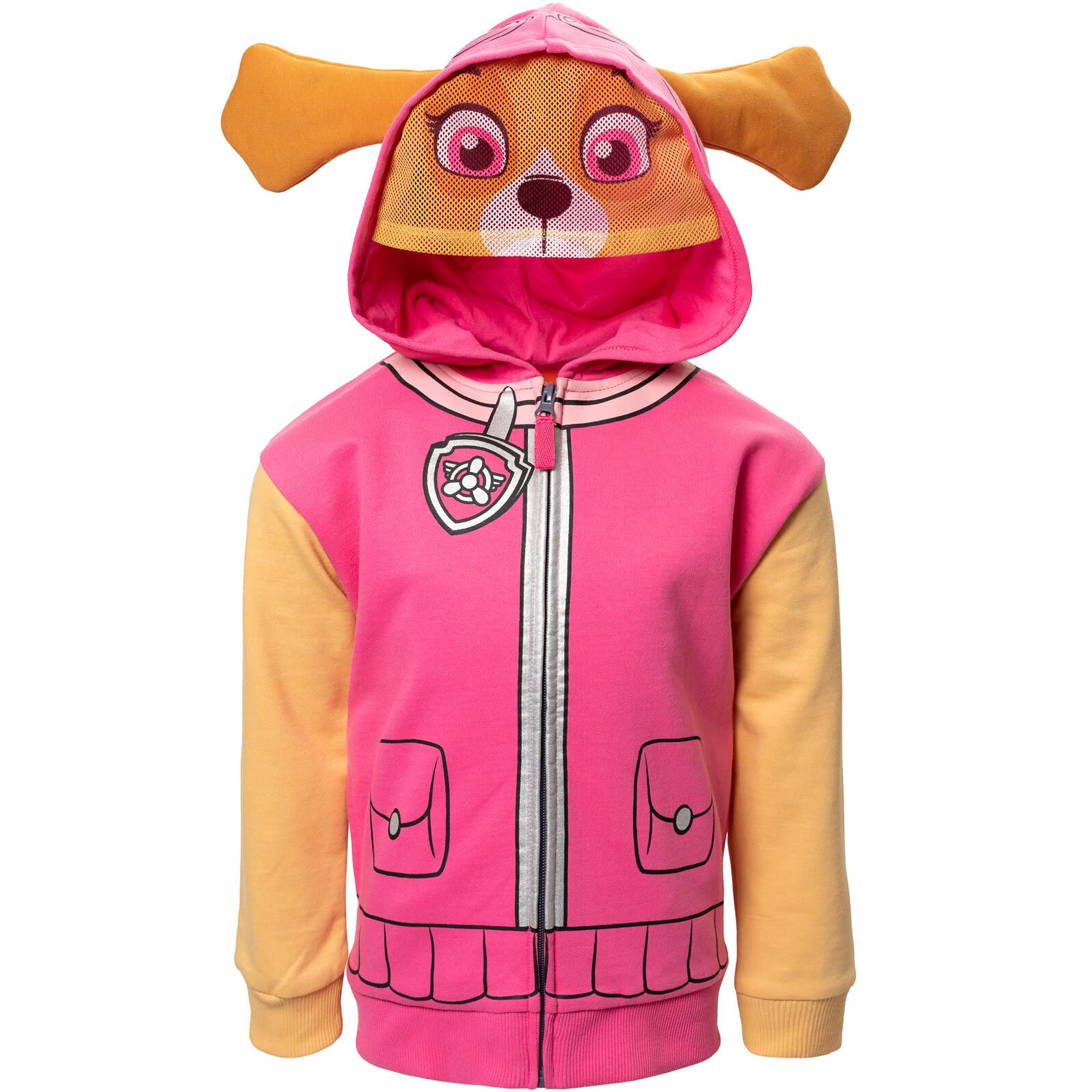 Paw Patrol Skye Toddler Girls Fleece Zip Up Hoodie 4T