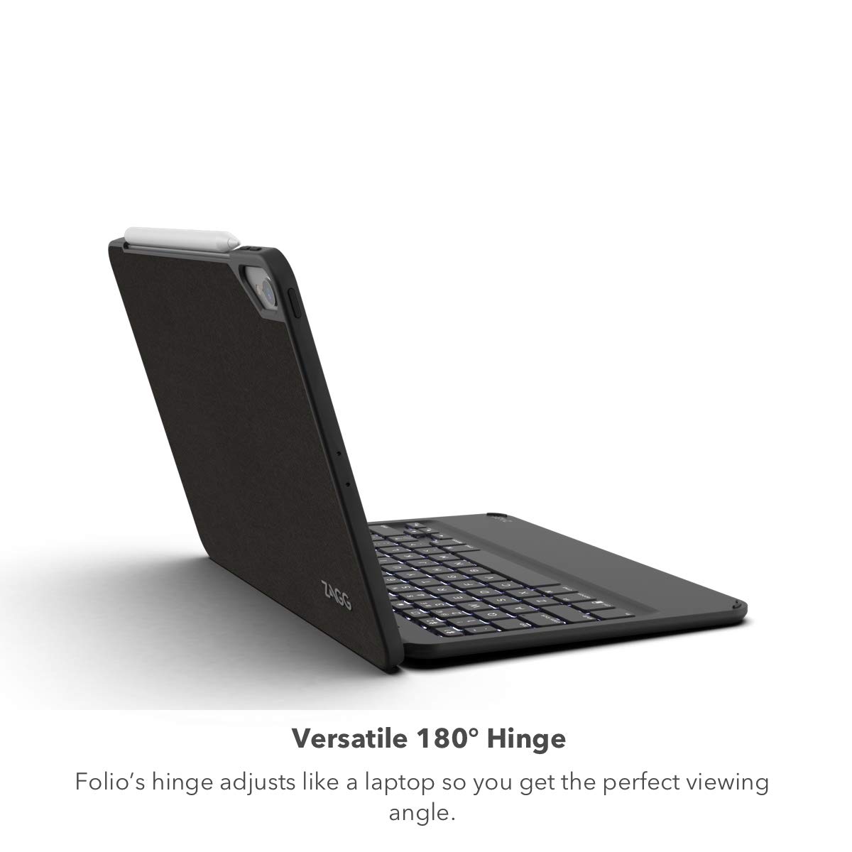 ZAGG Folio Keyboard - Backlit Tablet Keyboard and Case - Made for iPad Pro 11"" (2018) - Black (103002357)