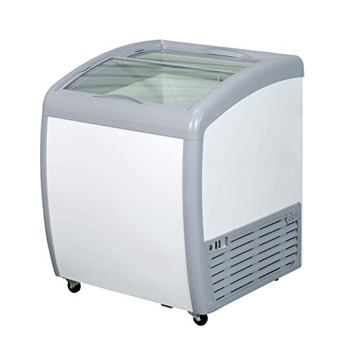 Ancaster Food Equipment 160L Capacity Glass Top Ice Cream Freezer