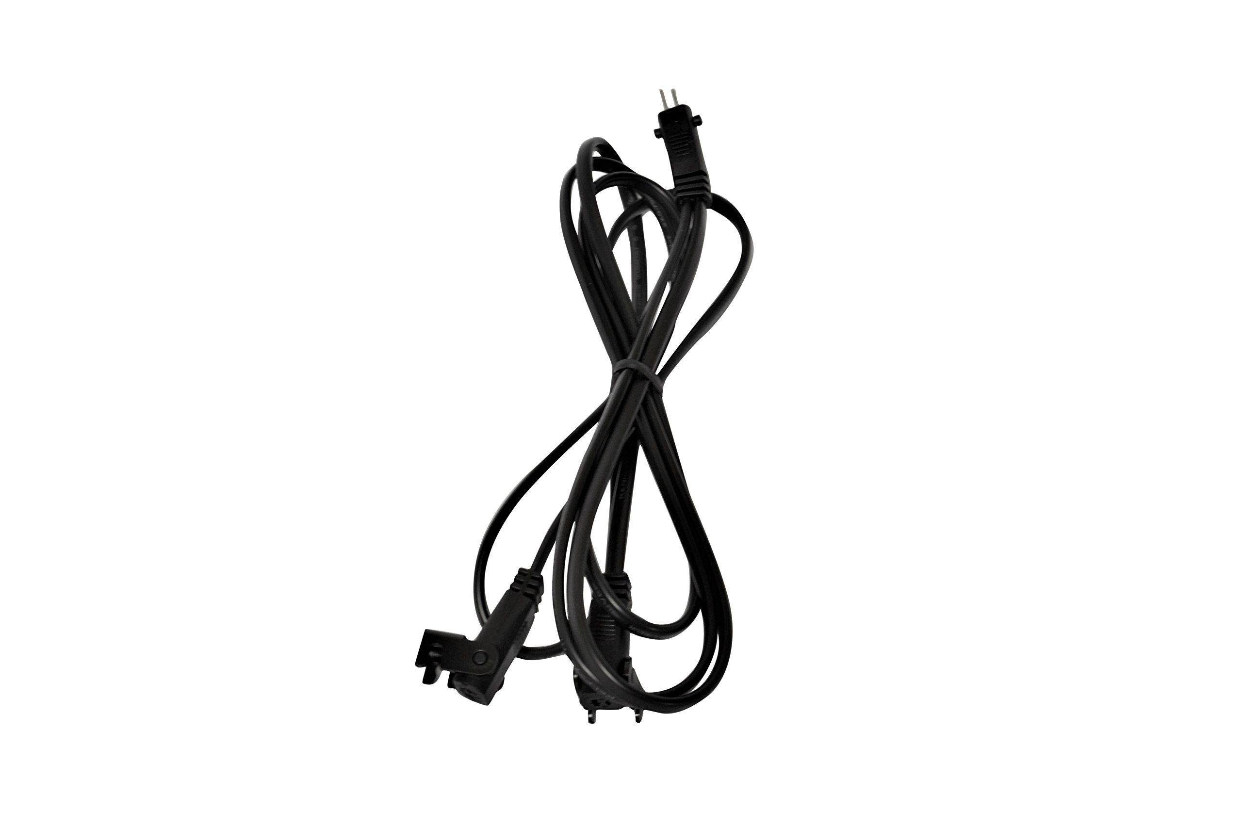 2 Pin Splitter Y-Cable Connect Two Motors to One Transformer Extension Cable for Electric Recliner Sofa Sectional 40"