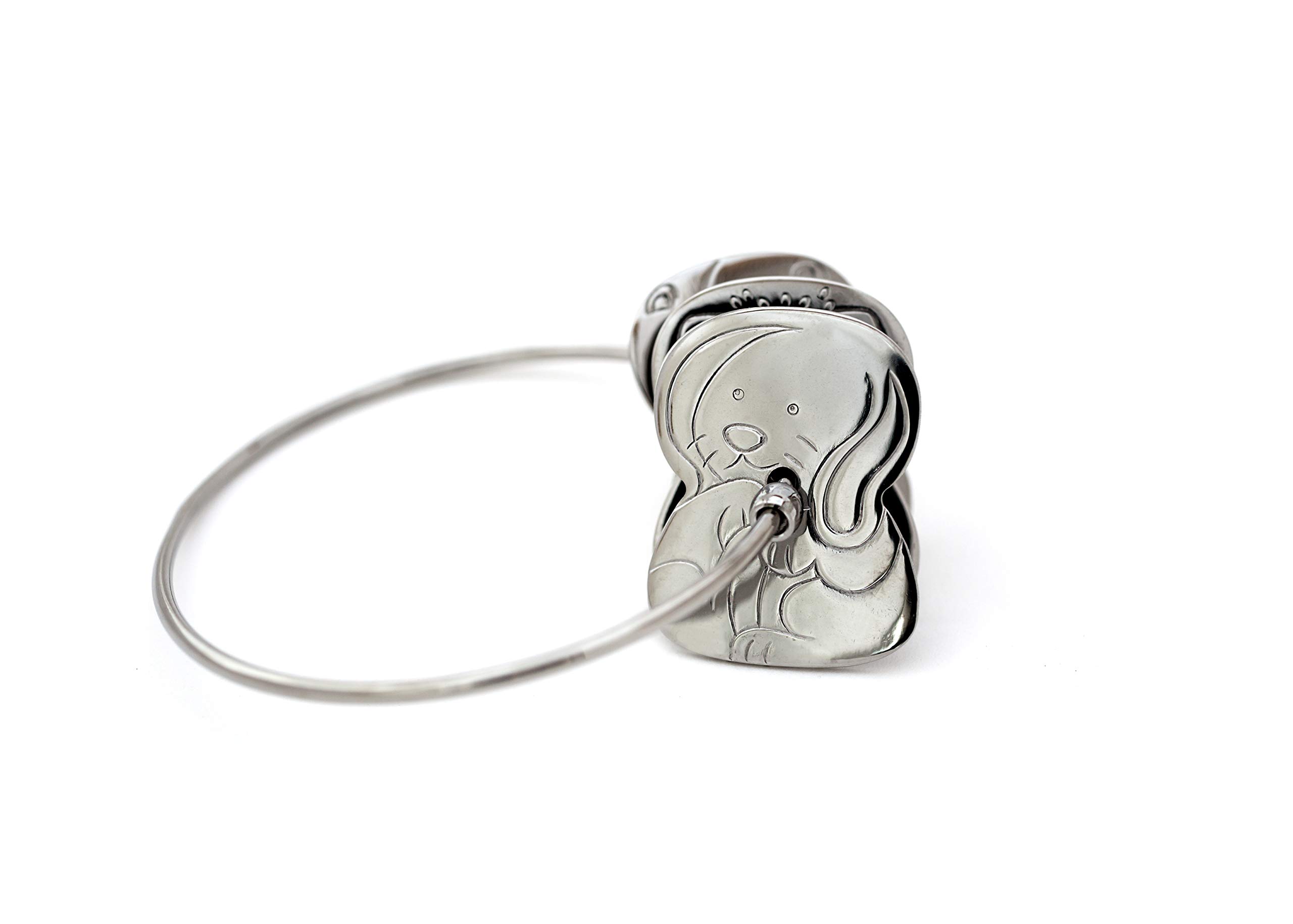 Arctic Friends Stainless Steel Rattle and Teether - Made in USA by Kleynimals