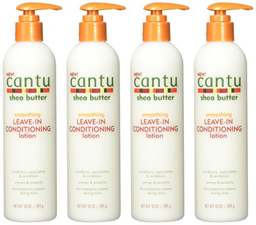 Cantu Shea Butter Smoothing Leave-In Conditioning Lotion, 10 Ounce (Pack of 4)