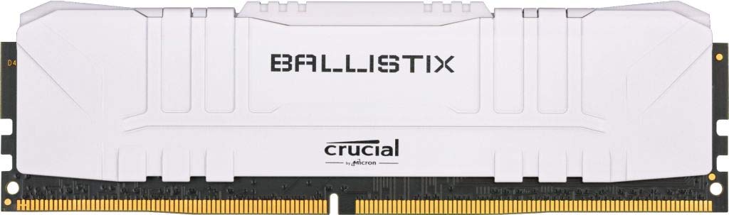 Crucial Ballistix DDR4-2666 8GB/1G x 64 CL16 Desktop Gaming Memory (White)