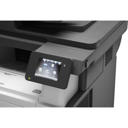 HEWLETT PACKARD Laserjet Pro M521dn All-in-One Printer (A8P79A) with Power Strip Surge Protector and Electronics Basket TM Microfiber Cleaning Cloth