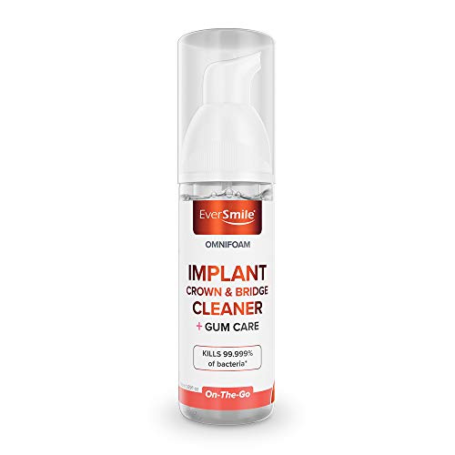 EverSmile OmniFoam Dental Cleaner for Implants, Crowns, and Bridges - Implant Cleaner - Crowns Cleaner - Bridges Cleaner - Dental Crown Cleaner (50 mL) (1 Pack)