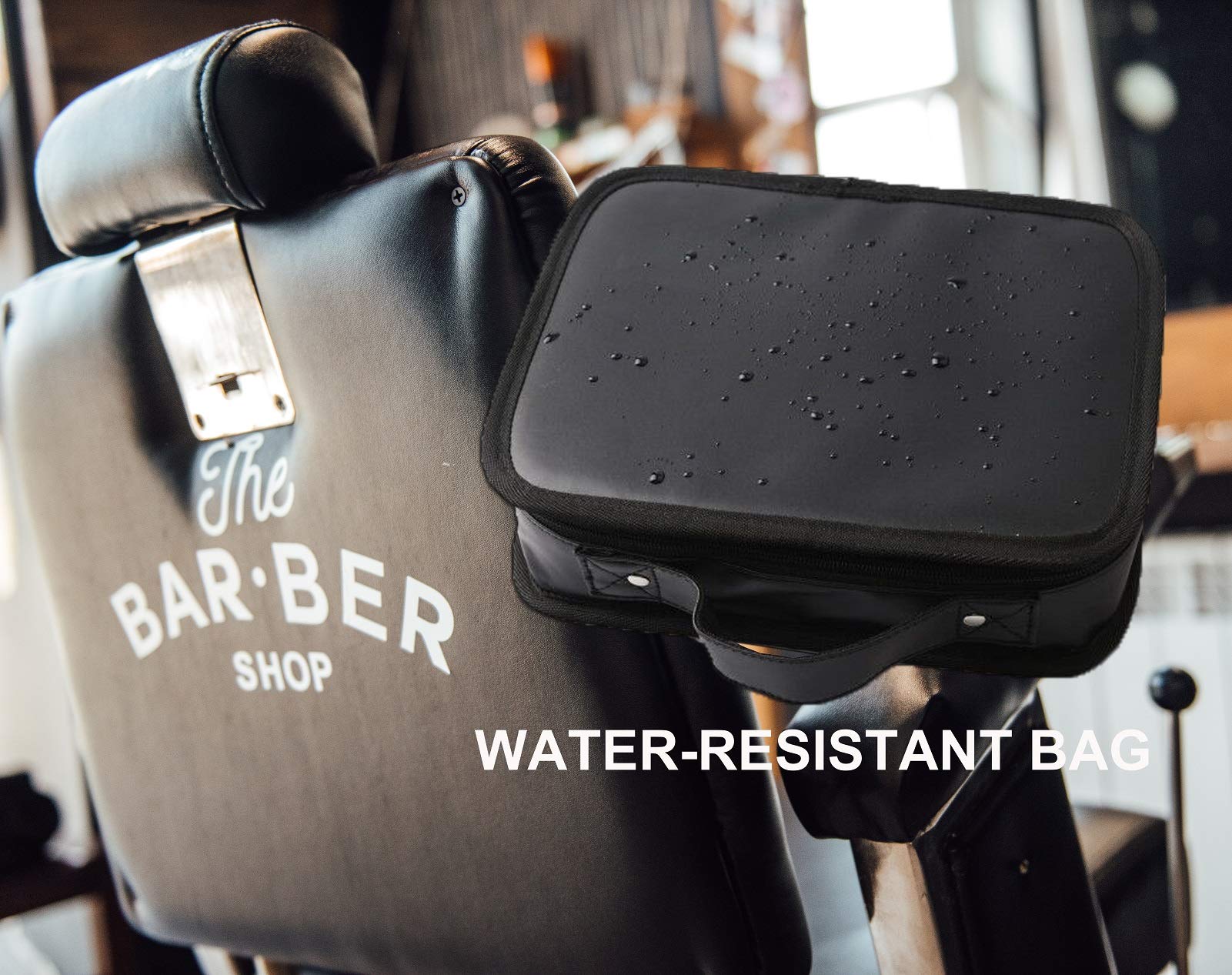 goldwheat Hair Clipper Case Barber Tool Bag for Haircutting Supplies Grooming kit Beard Trimmer Small Organizer Storage