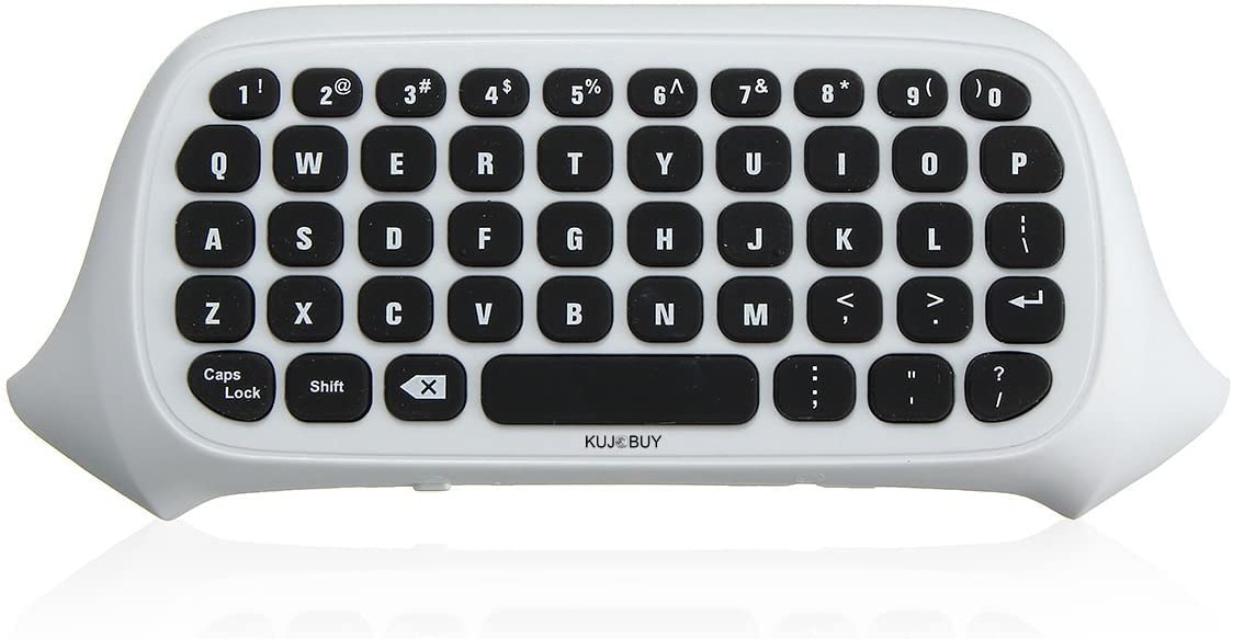 2.4G White Wireless Message Chatpad Keyboard KeyPad for Xbox One S Controller