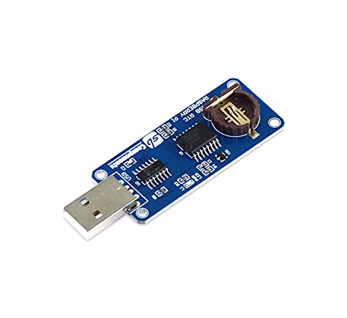 sb components USB RTC for Raspberry Pi, Real Time Clock Device DS3231 RTC Module for Raspberry Pi 4B/3B+/3B/2B/B+/A+/Zero and Zero W
