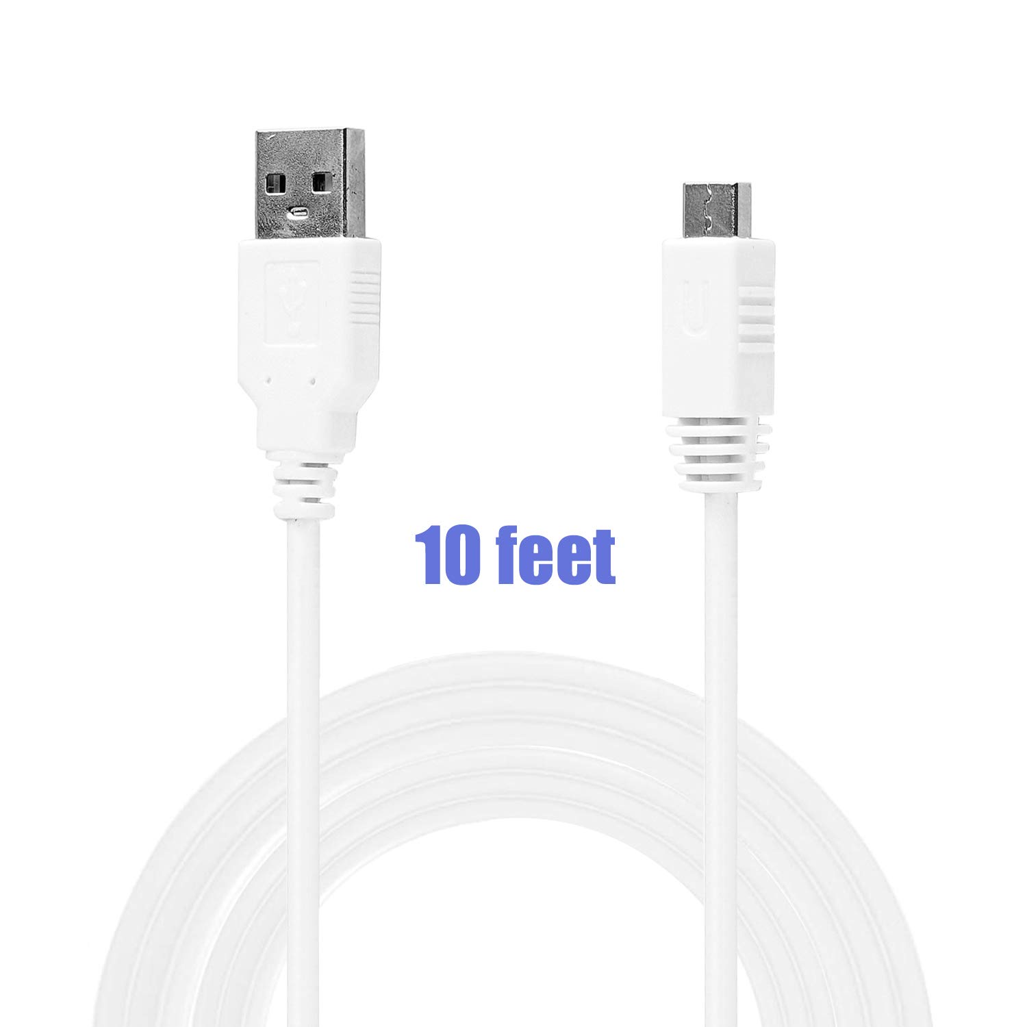 AreMe AC Power Supply Adapter for Wii U Console + USB Charging Cable Cord for Wii U Gamepad