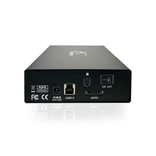 Fantom Drives 14TB External Hard Drive - USB 3.0/3.1 Gen 1 + eSATA Aluminum Case - Mac, Windows, and Xbox (Renewed)