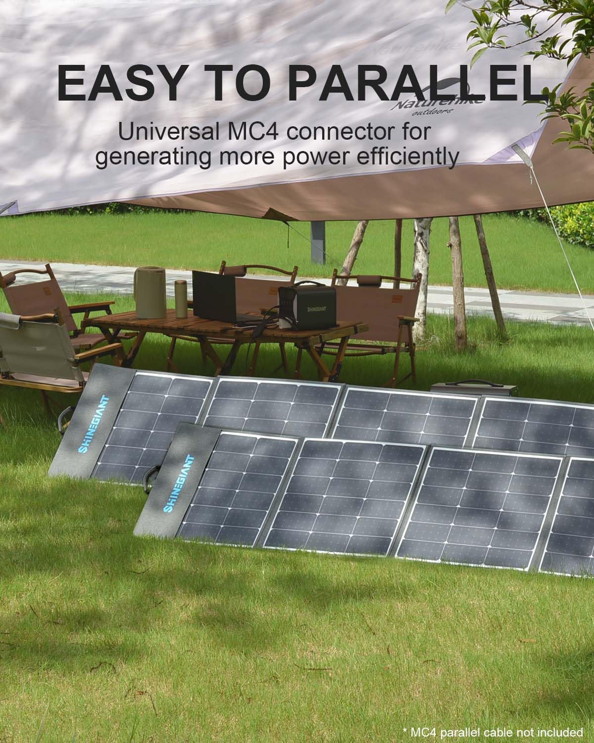 200W Portable Solar Panel,Ultre-Light 9.9lbs,20V Foldable Solar Charger kit with MC4 Output,23% Efficiency for 98% Power Stations Outdoor Camping Hiking Van RV Trip