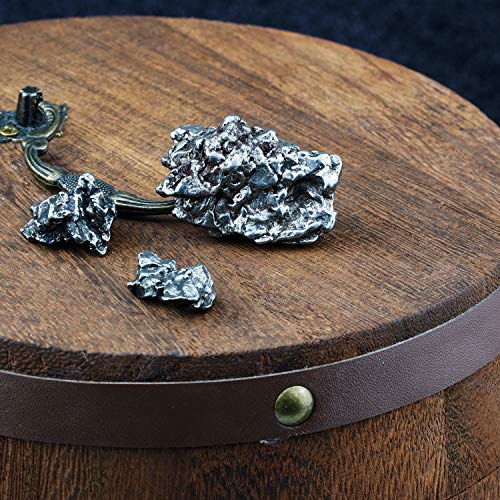 Large Massive 10-330 Grams Meteorite Specimen, Campo Del Cielo Meteorite with Gift Box, Moon Rock Sample, Astronomy Gifts for Space Fans, Great for Science Classrooms, Rocks Collection