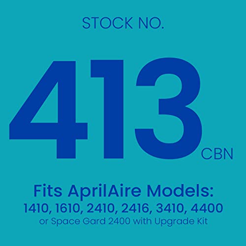 AprilAire 413CBN Replacement Filter for AprilAire Whole House Air Purifiers - MERV 13 with Carbon, Healthy Home Allergy + Odor Reduction, 16x25x4 Air Filter (Pack of 2)
