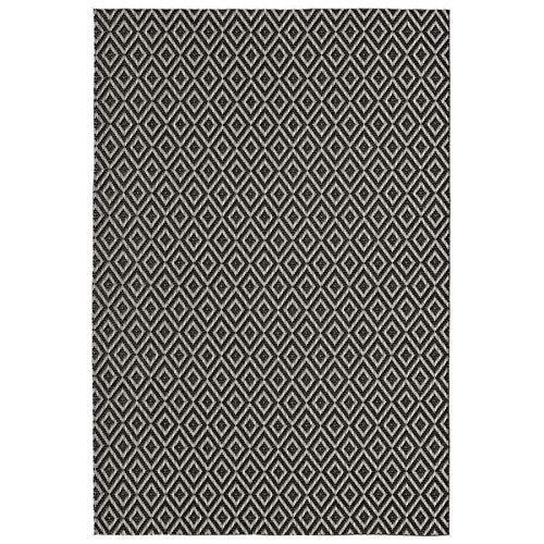 Home Dynamix Tripoli Lydia Indoor/Outdoor Area Rug, Modern Dark Gray, 7'10"x10'2" Rectangle