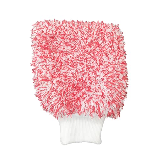 AuoCare Car Wash Mitt, 3 Pack Premium Cyclone Microfiber Washing Gloves, 3 Colors