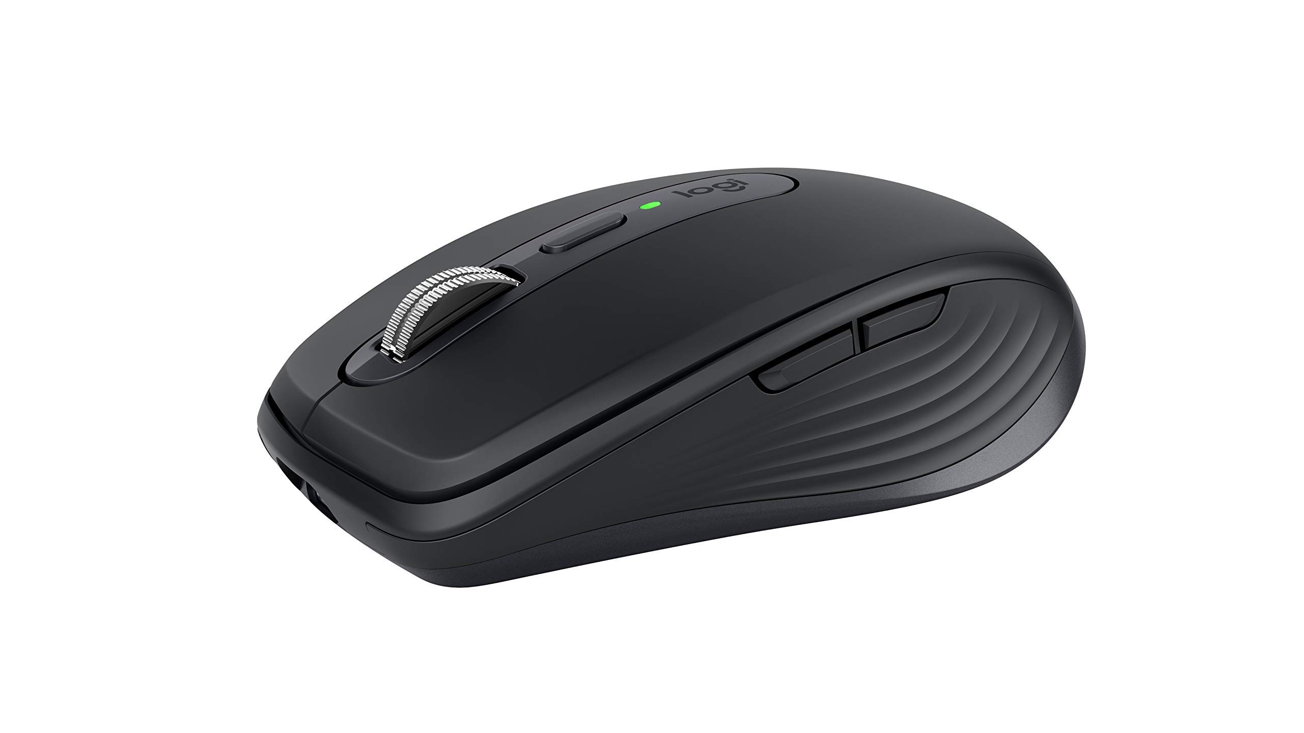 Logitech MX Anywhere 3 Compact Performance Mouse, Wireless, Comfort, Fast Scrolling, Any Surface, Portable, 4000DPI, Customizable Buttons, USB-C, Bluetooth - Graphite (Renewed)