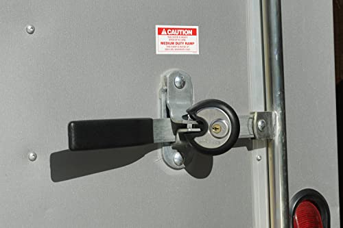 BRINKS Heavy Duty Padlocks & Keys 4 Pack 70mm Stainless Steel Keyed Alike Commercial Discus Keyed Lock for Storage Shed Garage Locker Sliding Doors Cabinets & More Round with Boron Shackle, Black