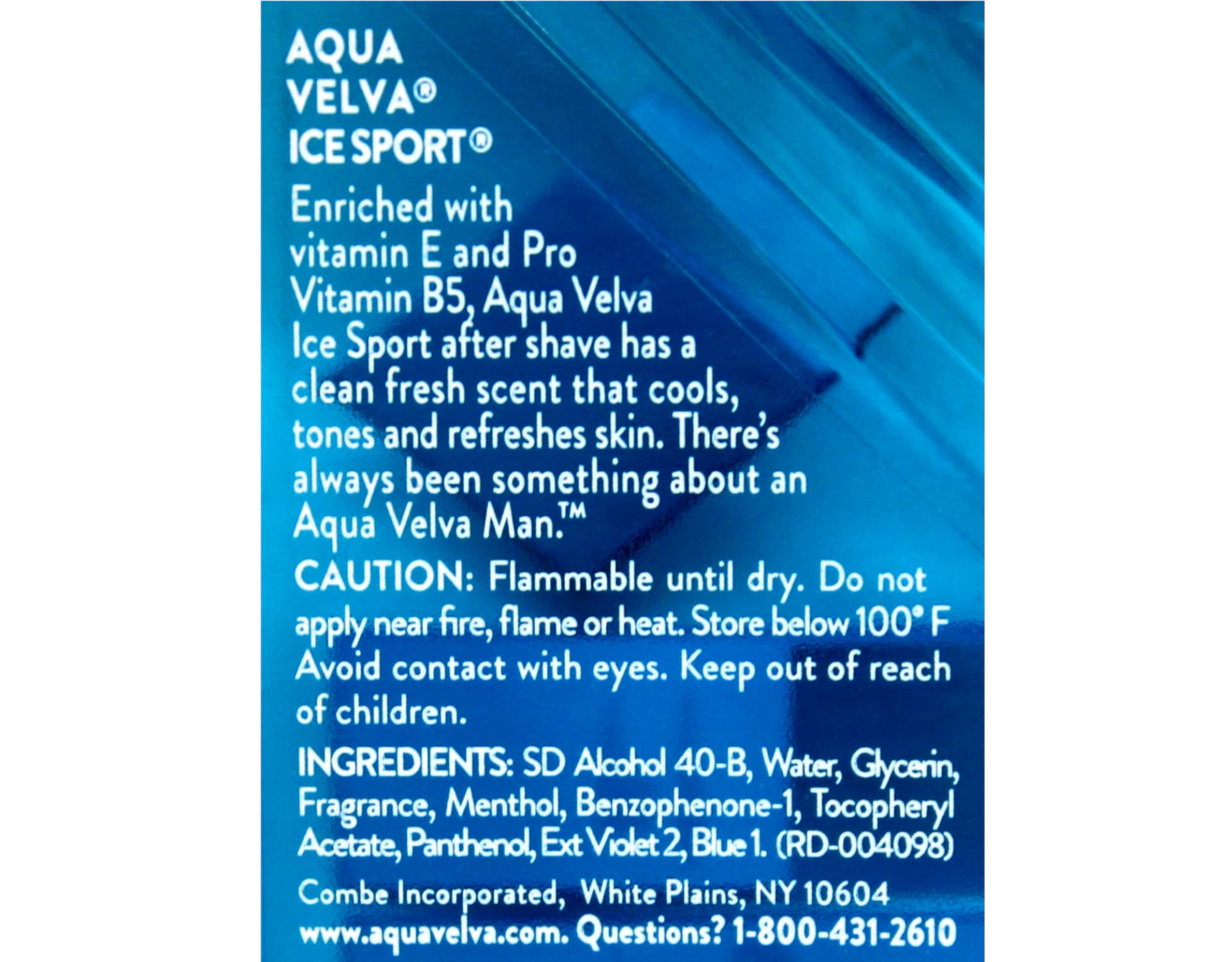 Aqua Velva Ice Sport Cooling After Shave 3.50 oz (Pack of 9)