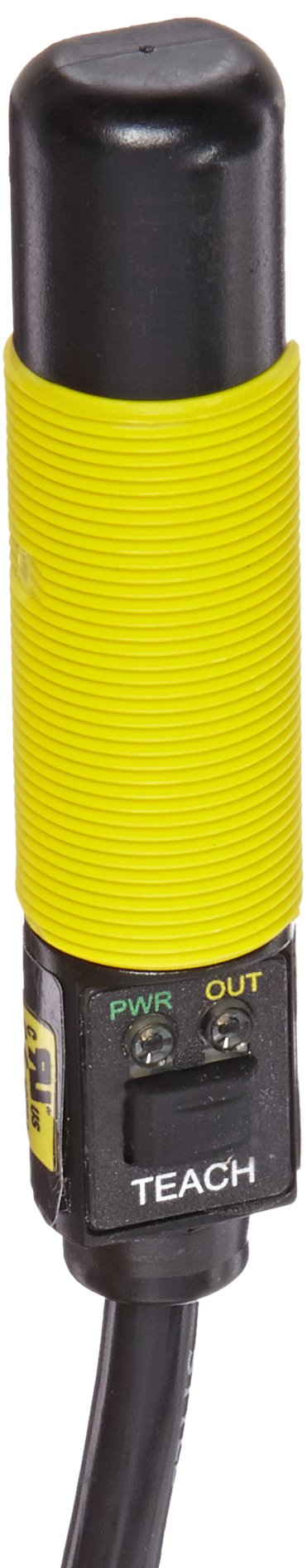 Banner S18UUAR 18mm Barrel Ultrasonic Sensor, Right Angle Housing, 5 Wires, 2m Cable Length