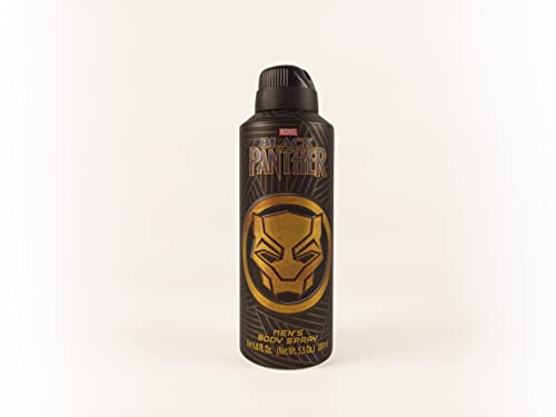 Black Panther, Marvel, Fragrance, For Men, Body Spray, 6.8oz, 200ml, Made in Spain, by Air Val International