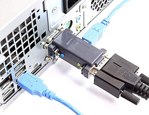 SerialGhost DB9 16GB - Compact RS-232 Logger and Serial Logger with 16GB Flash Drive, green, 72mm x 16mm x 16mm