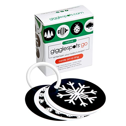 Gigglespots: Black and White Baby Flashcards (Nature On-a-Ring)