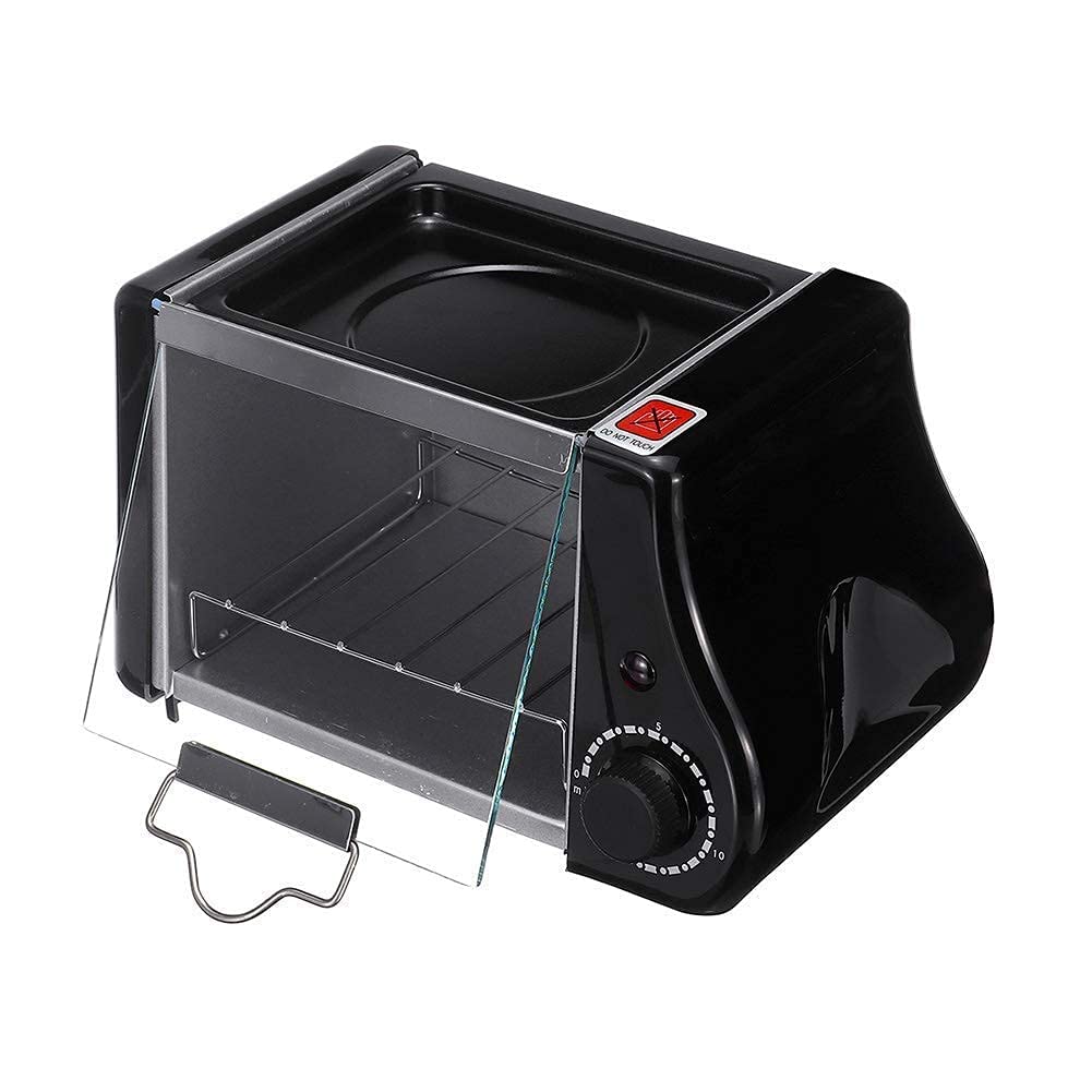 220 v 220W 2pcs Baking Pan 1.5L Mini Toaster Bread,Electric Oven Baking Frying Pan Eggs Omelette Kitchen Pizzas Bread Fries Cake
