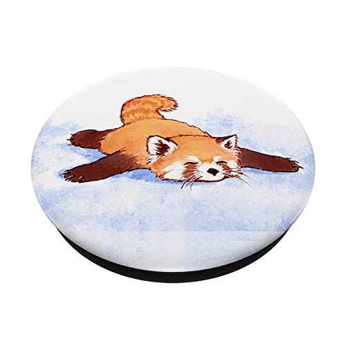 Cute Red Panda Pop Socket Cartoon PopSockets Swappable PopGrip