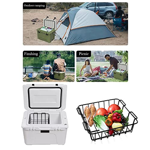 Cooler Basket Compatible with YETI Tundra 50 or 65,Compatible with Other Cooler Accessories Cabela's 60QT, Igloo 52QT, Ozark Trail 52QT,Pelican Elite (45 & 70) etc,Cooler Basket That Keeps Food Dry
