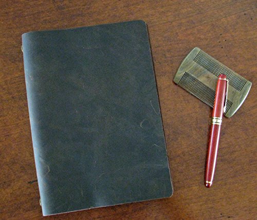 Ditac Size A5 Genuine Leather Journal, 9.6 X 6.8 Inch, A Handmade Leather Refillable Binder Executive Business Journal, Made of All Natural Thick Leather (Thick Leather)