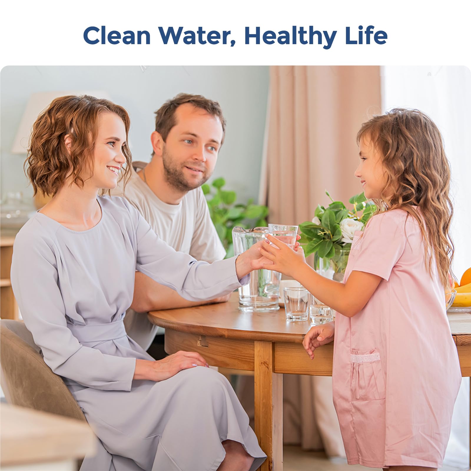 2-Pack Standard Water Filter Replacements for Brita® Water Pitchers and Dispensers, NSF Certified to Reduce Chlorine and Bad Taste, BPA free