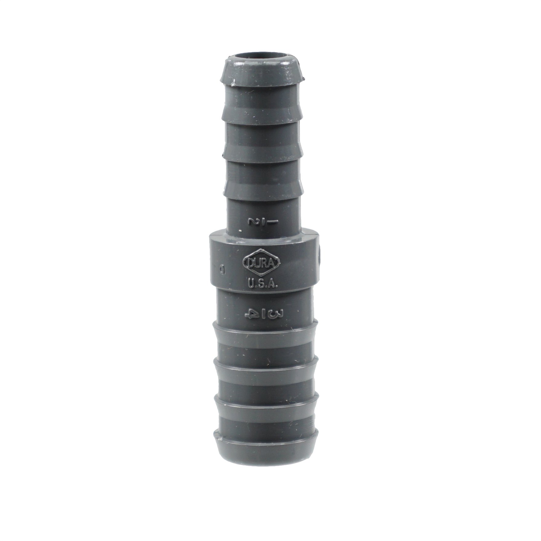 Barb Tubing Reducing Coupling - Size : 3/4" x 1/2"