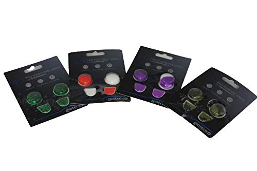 Gioteck GTX PS4 – Thumb Grips PS4 Silicone Caps/Caps for Joysticks Playstation 4 – Non-Slip – Aiming Aid – PS4 Controller Protection – Camo Mauve and White