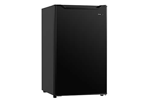 Danby DAR032B1BM 3.2 Cu.Ft. Mini Fridge In Black - Free-Standing All Fridge For Bedroom, Living Room, Kitchen, Dorm