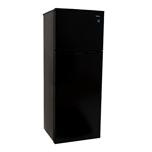 Danby Designer 7.3-Cu. Ft. Apartment-Size Refrigerator with Top-Mount Freezer in Black