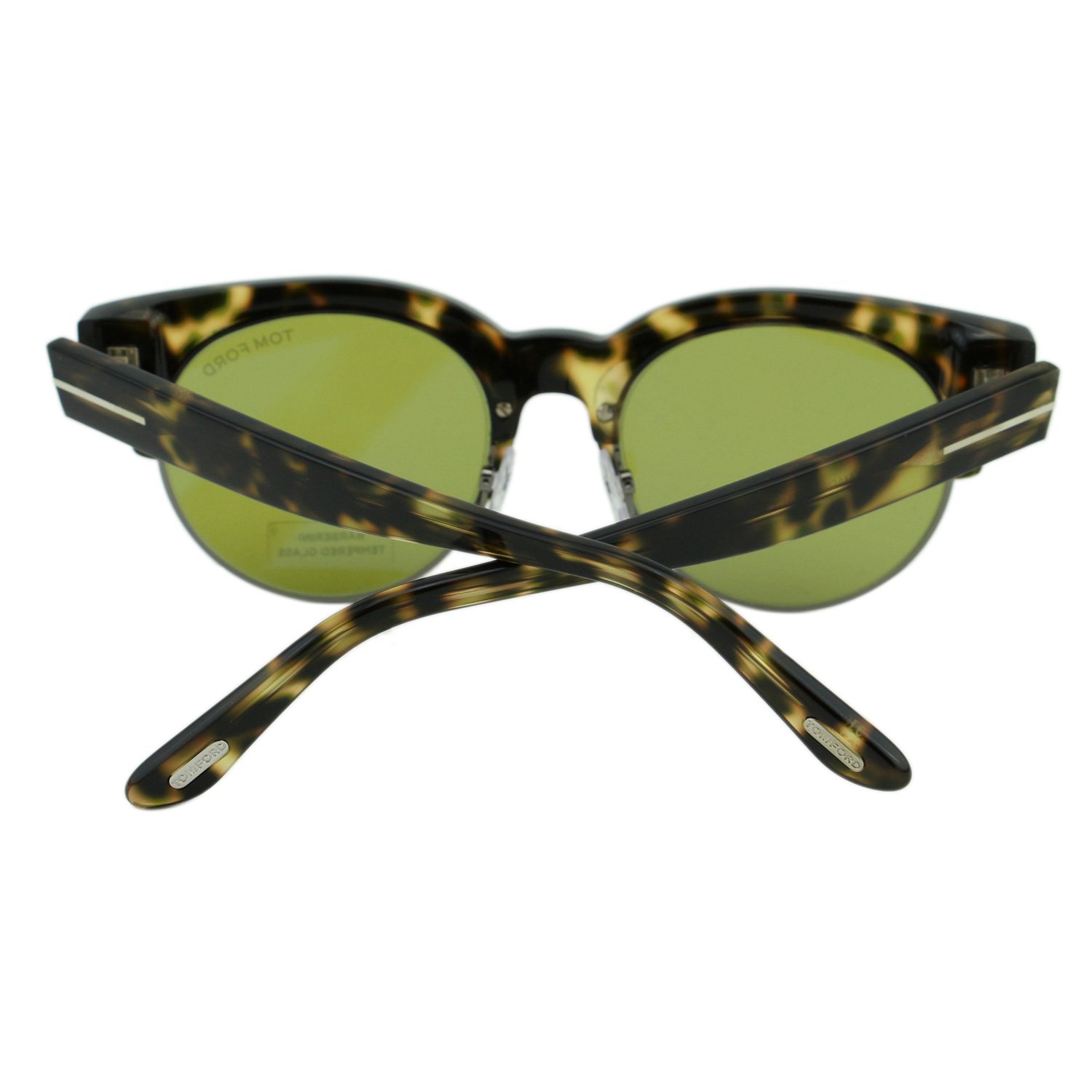 2018 Tom Ford TFL Henri-02 TF0598-S Men Tortoise Round Glass Lenses Sunglasses