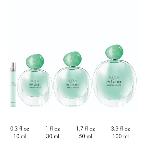 Armani Beauty - Acqua di Gioia - Eau de Parfum - Floral Fruity Fragance for Women - Primofiore Lemon, Water Jasmine, Cedarwood Notes - 1.0 Fl Oz