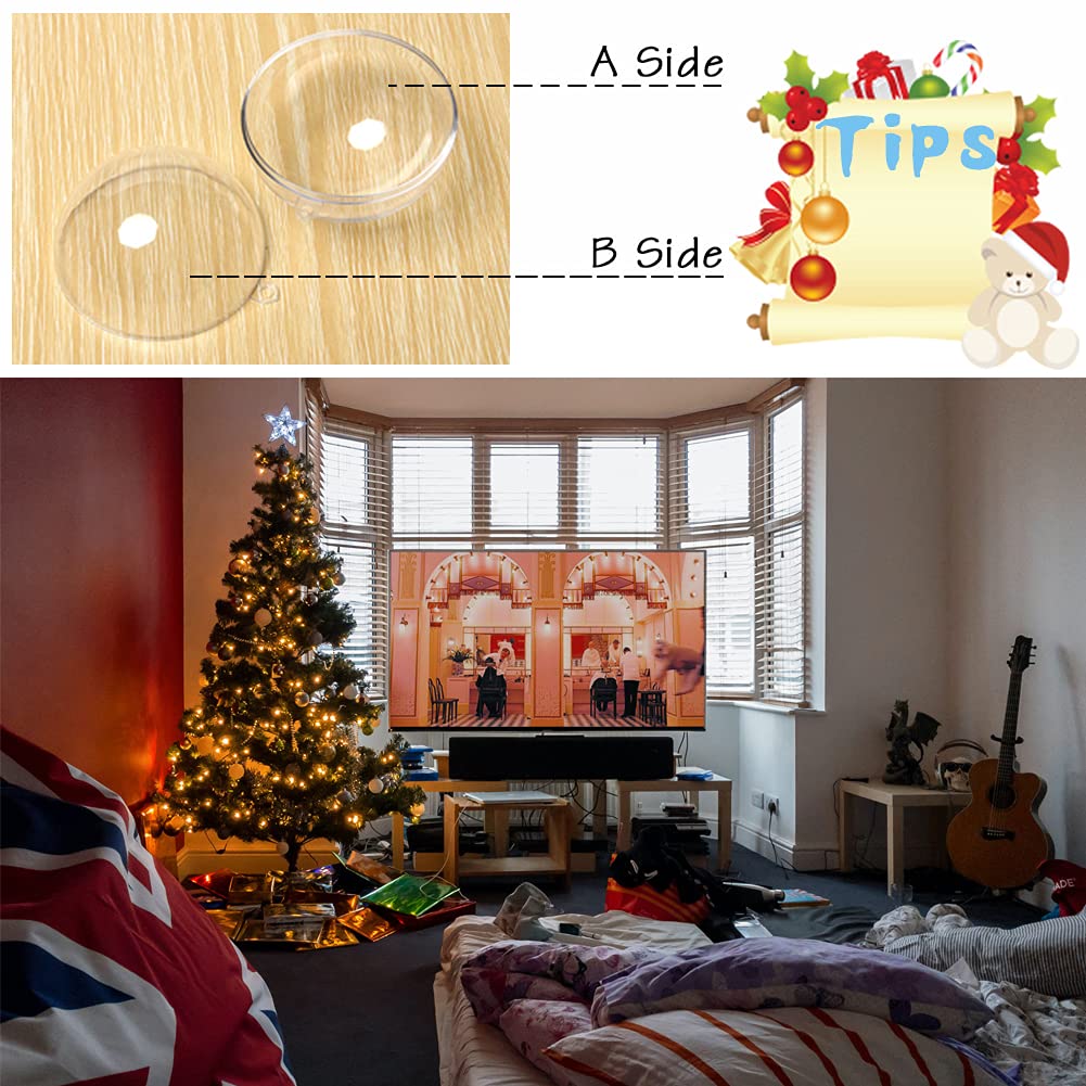 24 Pack 70mm Clear Fillable Ornaments Balls,DIY Plastic Christmas Tree Decorations Balls,Transparent Ball Gifts for Wedding,Party,Home Decor