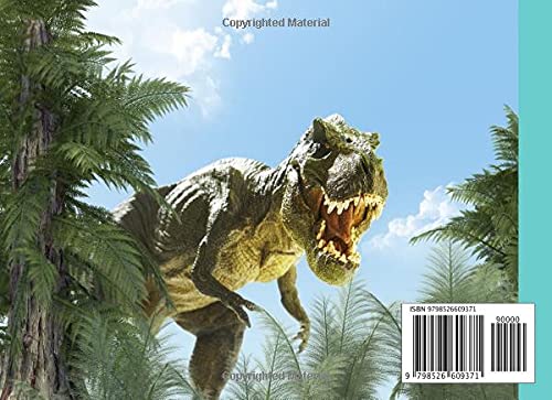 Autograph Book: Dinosaur Roar Cover | Signatures Blank Scrapbook, Blank Unlined Keepsake, Keepsake Memory Book, Size 8.25" x 6" By Lilly Hohmann