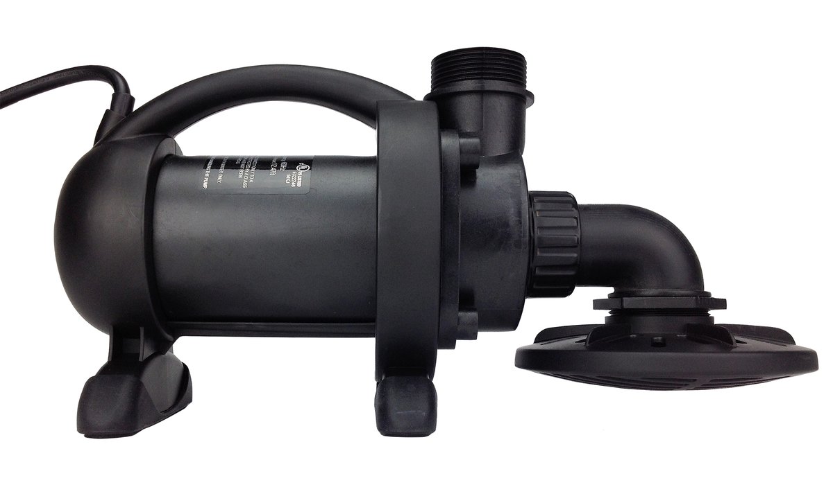 Aquascape AquaSurge Low Suction Intake Attachment for AquaBasin Water Basin | 91117,Black