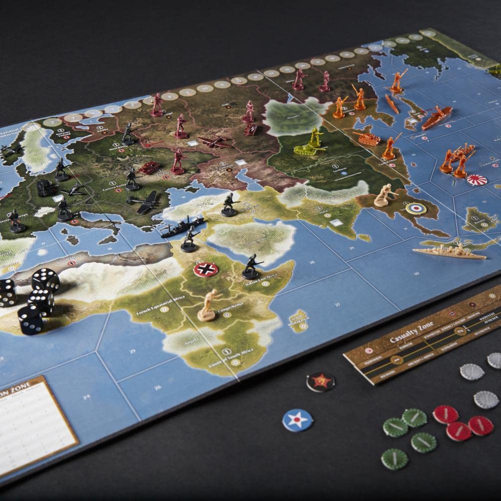 Avalon Hill Axis and Allies 1941 Board Game,5 players, Multicolor, 5 players