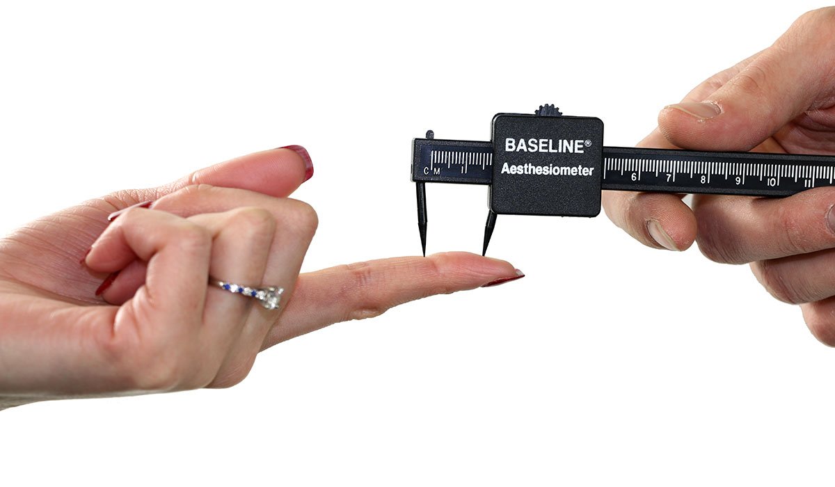 Baseline 12-1480 Plastic Aesthesiometer, 2-Point Discriminator, Black