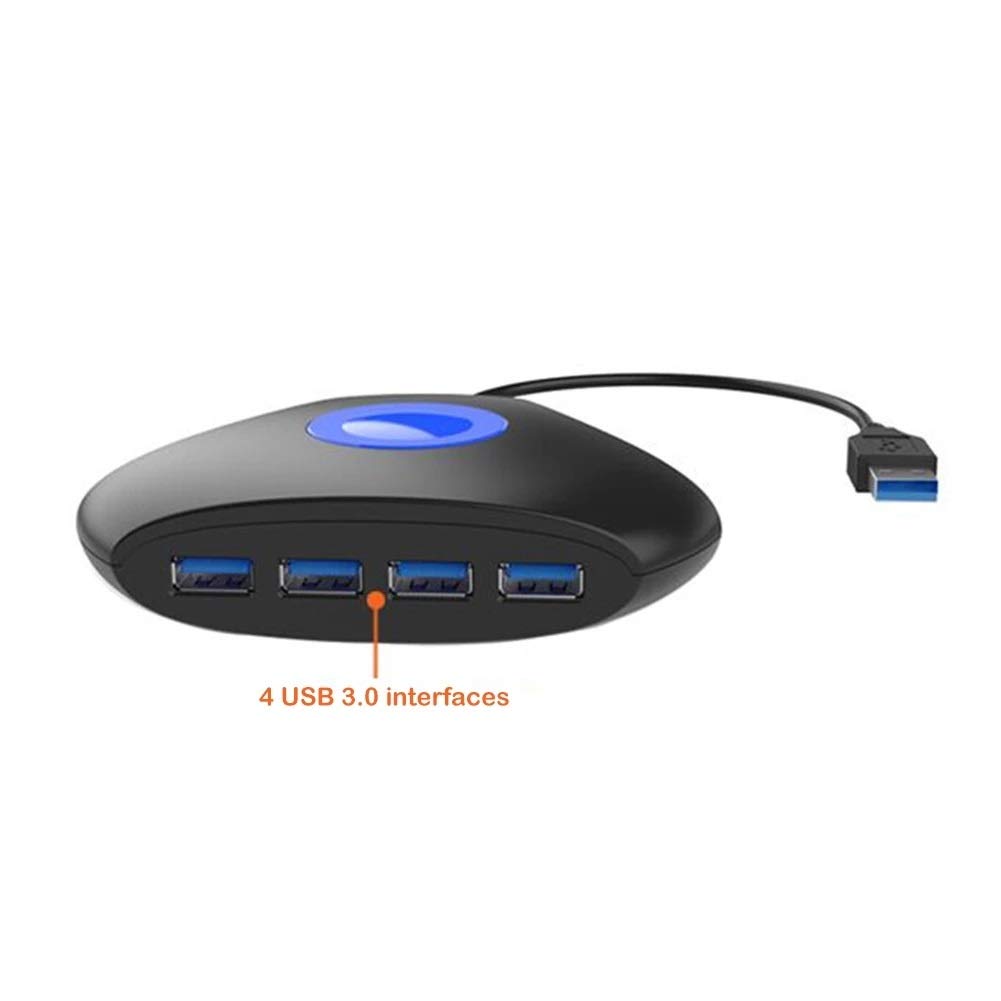 SHYPT Portable 4 Port USB 3.0 HUB High Speed 5Gbps Multi USB Splitter Expander Adapter for PC Computer Accessories