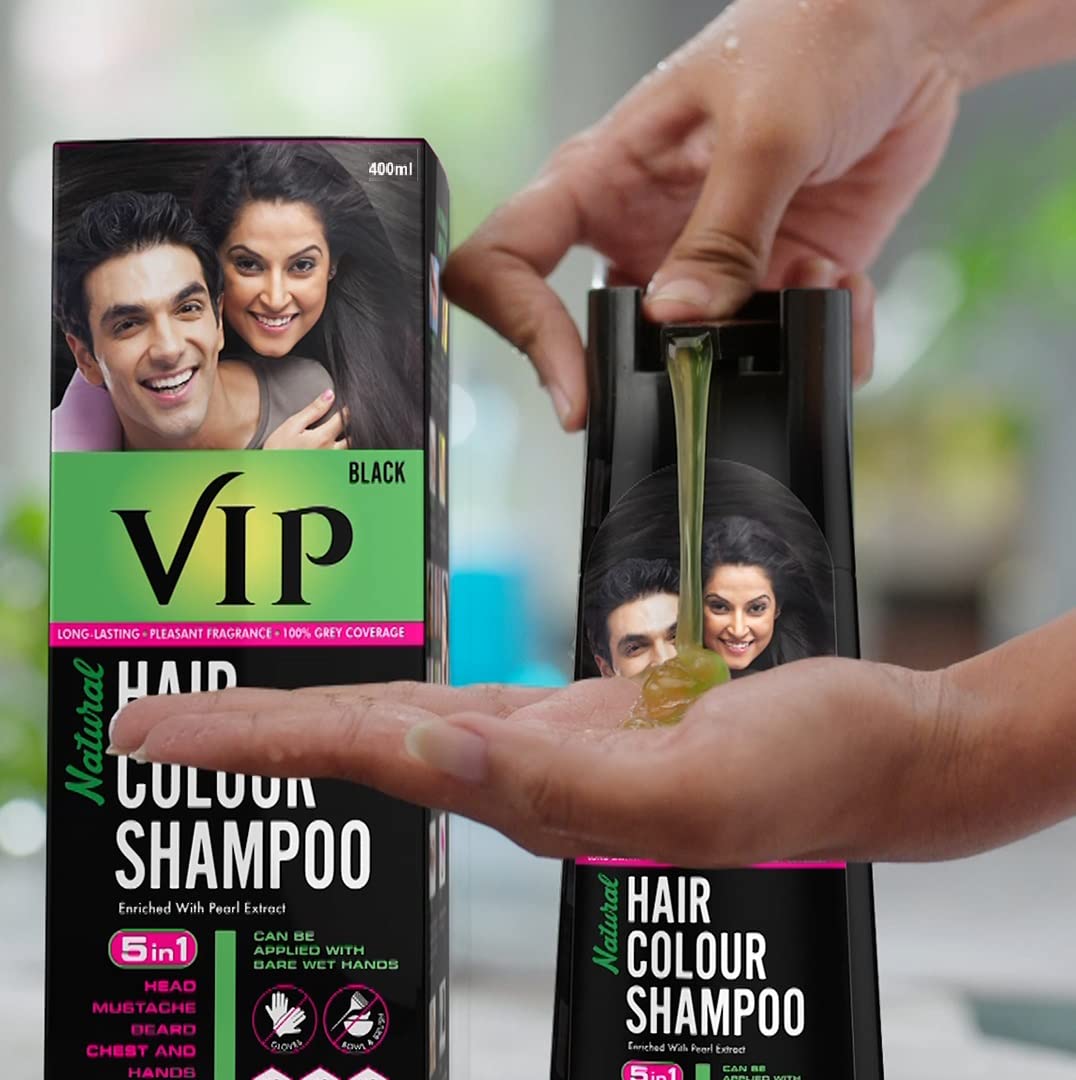 VIP Hair Color Shampoo, 400ml