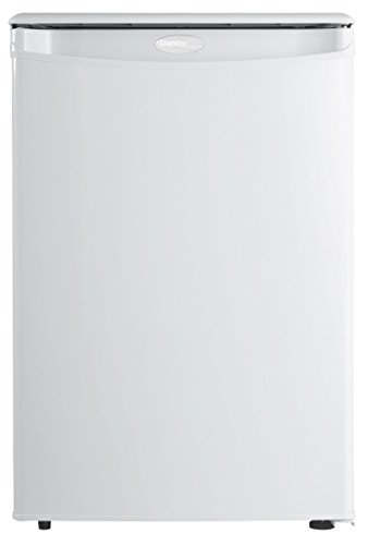 Danby Designer DAR026A1WDD-6 2.6 Cu.Ft. Mini Fridge, Compact Refrigerator for Bedroom, Office, bar, countertop, E-Star Rated in White