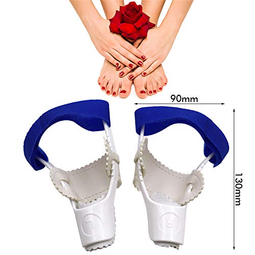 AnHua Valgus Bunion Corrector Orthotics Feet Bone Thumb Adjuster Correction Pedicure Sock Straightener Bunion Splint for Bunions For Crooked Toes Alignment Pain Relief (Style2:Blue white)