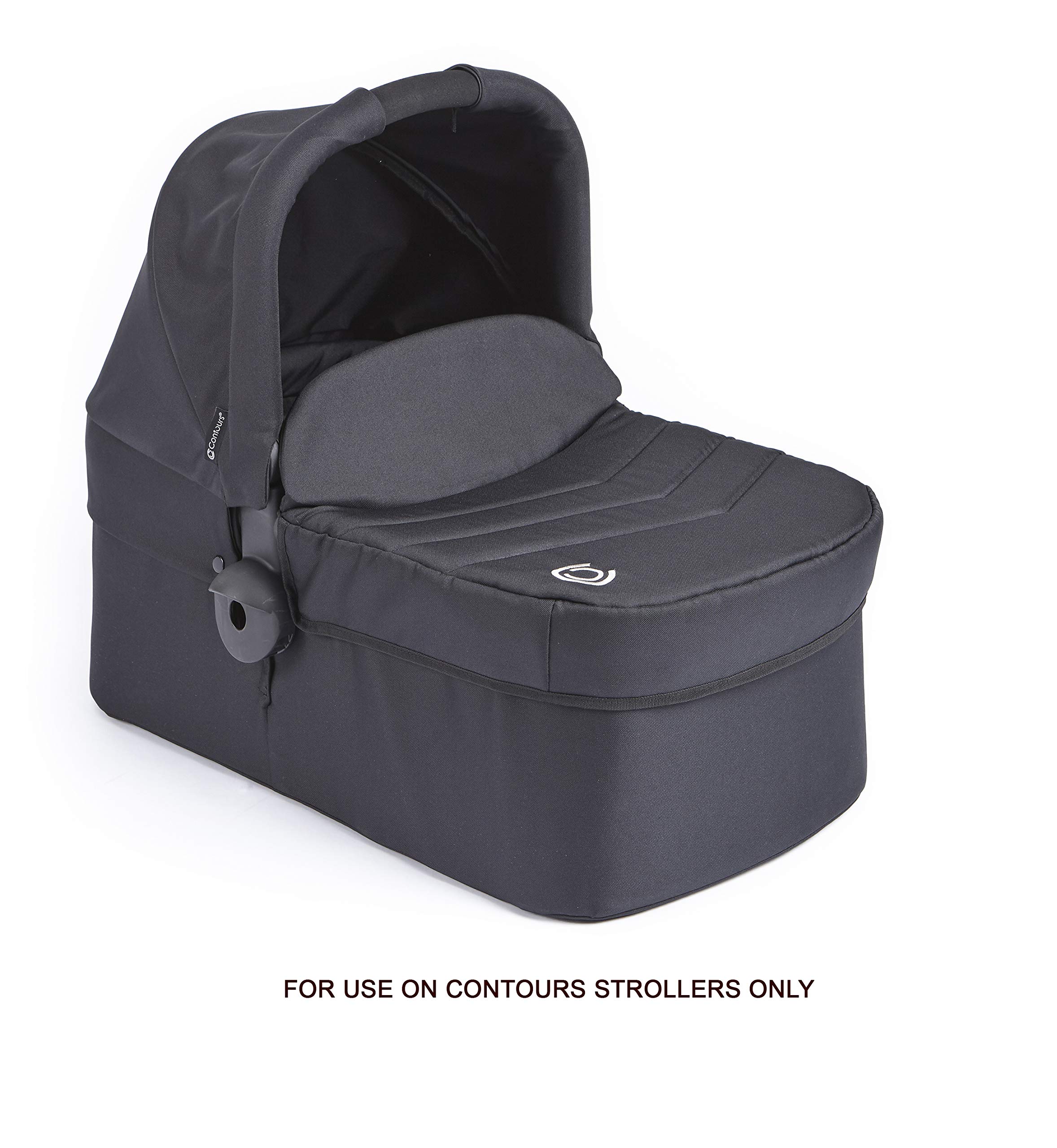 Contours Bassinet Accessory for Contours Options, Contours Options Elite, Contours Curve Tandem Double Strollers ONLY, Black