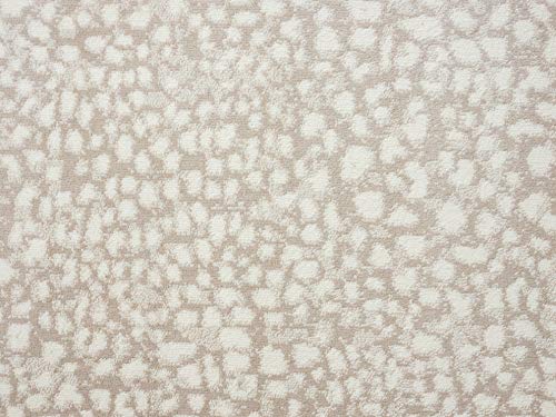 Abani Beige Cheetah Print 7'9"x10'2" Area Rug Rugs, Arto Collection - Contemporary Durable Accent Rug